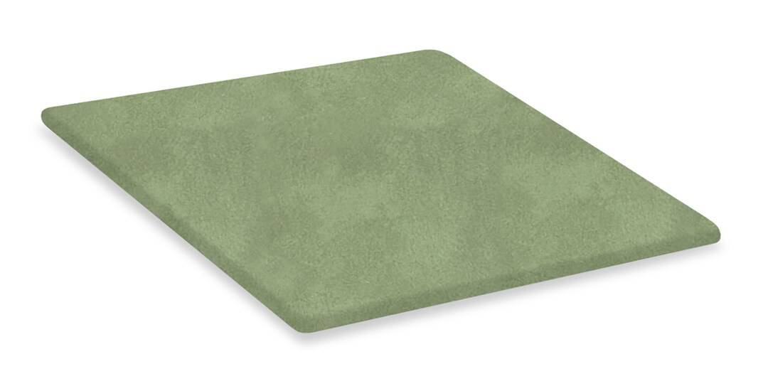 Square Lazy Susan Game Board Covered in a Pale Green Colored Vinyl ...