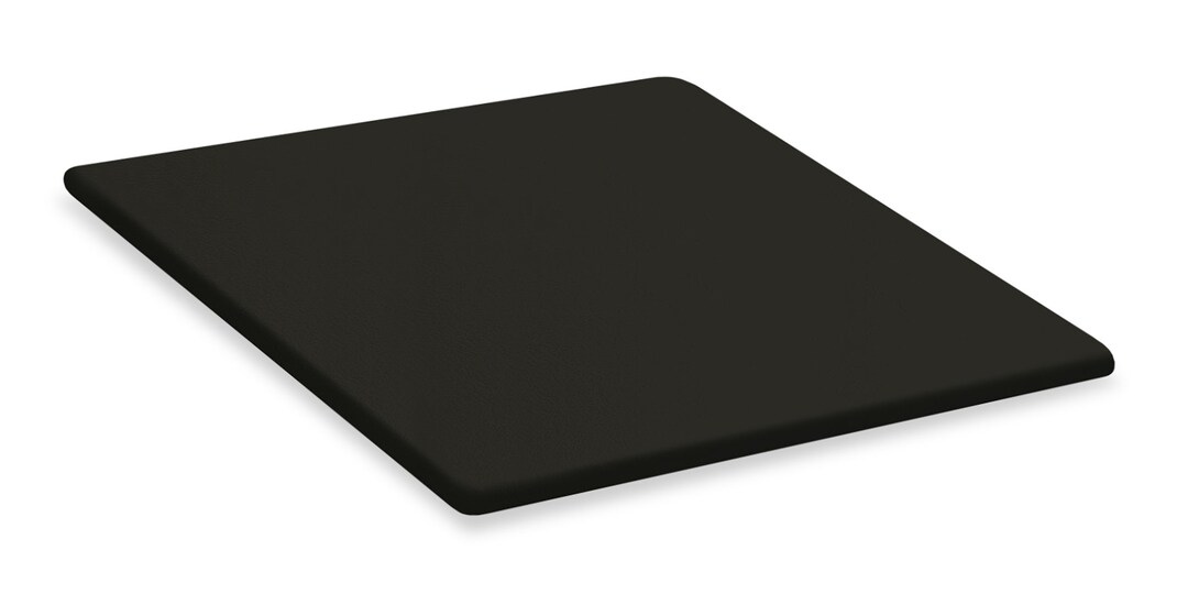 Square Lazy Susan Game Board Covered in a Black Colored Vinyl - Custom ...