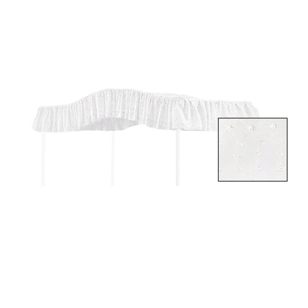 FULL SIZE White Eyelet Princess Canopy Bed Fabric Top - Etsy