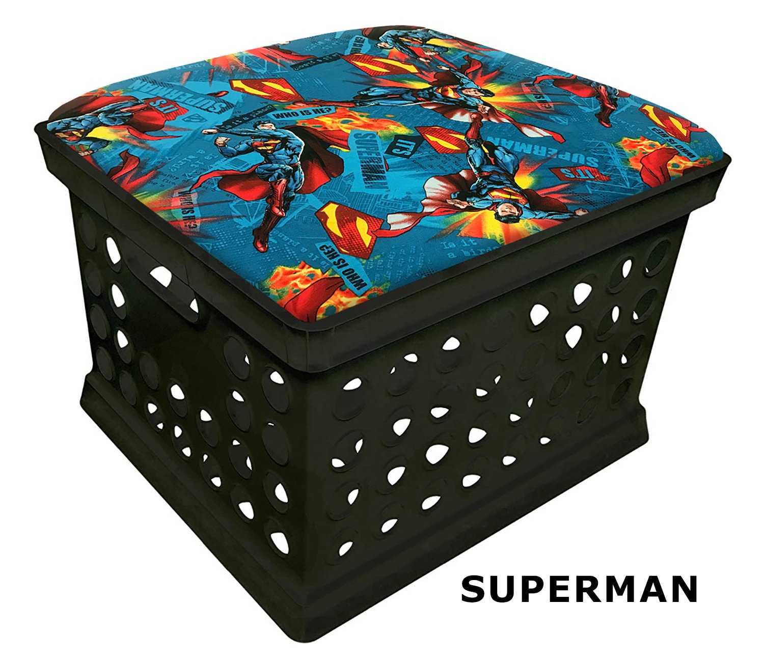 School Storage Crate Black Utility Container for Home/school - Etsy