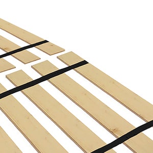 Bed Slats Split Frame Queen Size Closely Spaced 2 in Gap Wood Platform ...
