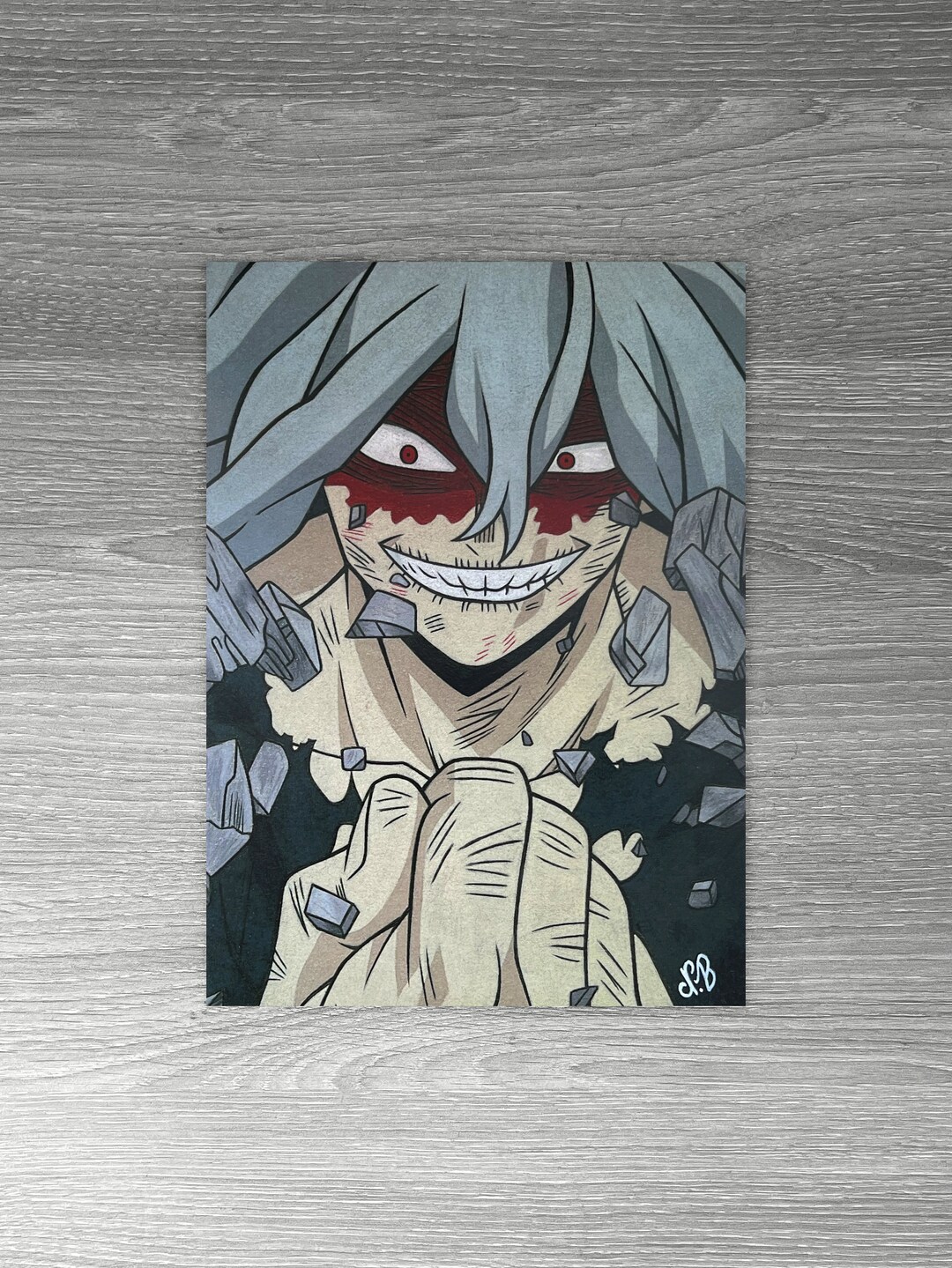 Poster of Shigaraki / My Hero Academia - Etsy