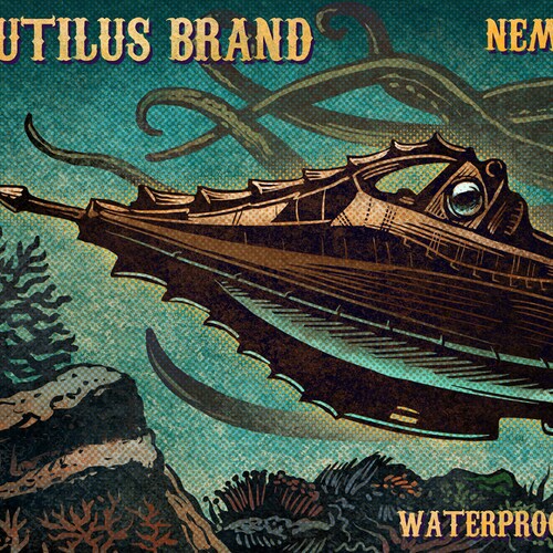 Nautilus Brand Matchbox Art 5 X 7 Signed Matted - Etsy