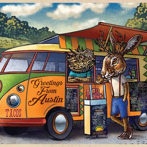 Greetings From Austin Postcard Set- Six 5 X 7 Postcards - Etsy