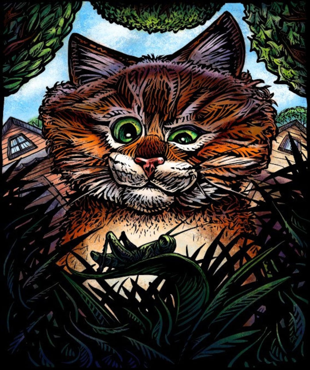Tiger Kitty Signed Print - Etsy