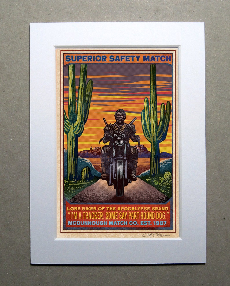 Raising Arizona Matchbox Art 5 X 7 Signed Matted - Etsy