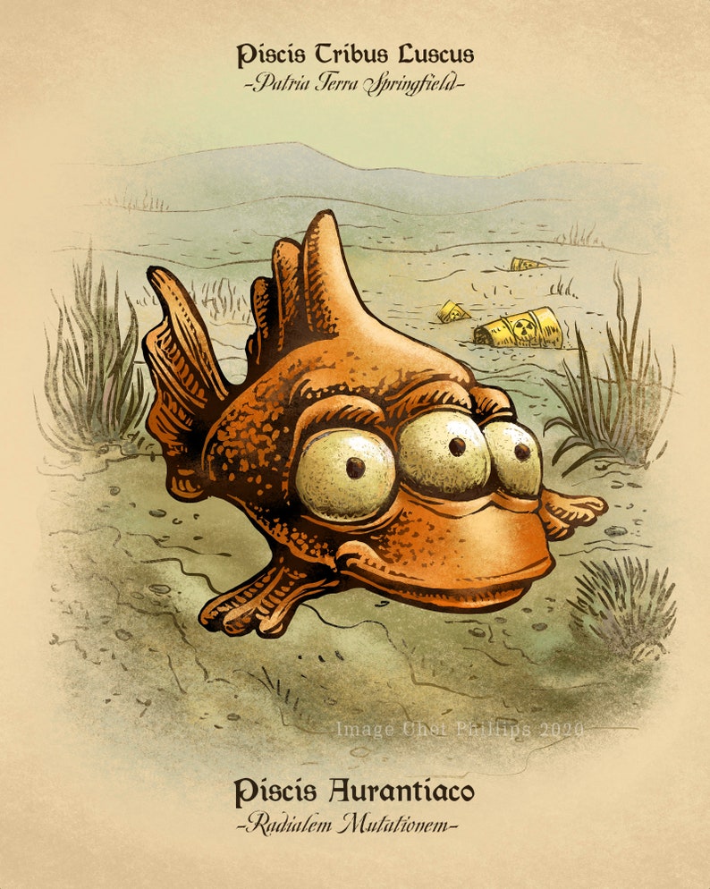 Three Eyed Fish Study- Unnatural History Series 8" X 10" Print - Etsy