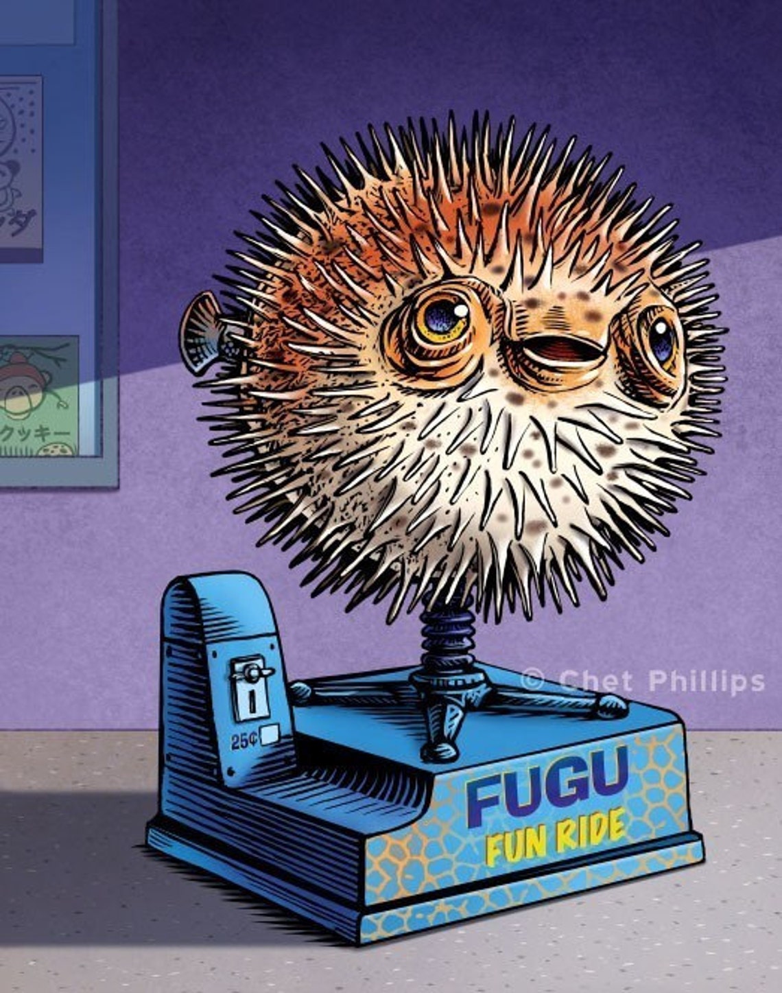 Fugu Fun 8 X 10 Signed Print - Etsy