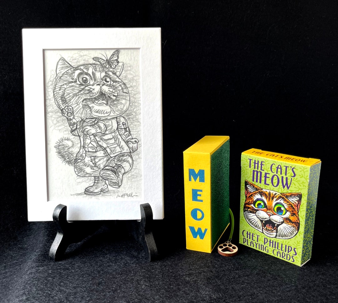 Cat's Meow Limited Edition Playing Card Slip Case, Card Deck and ...
