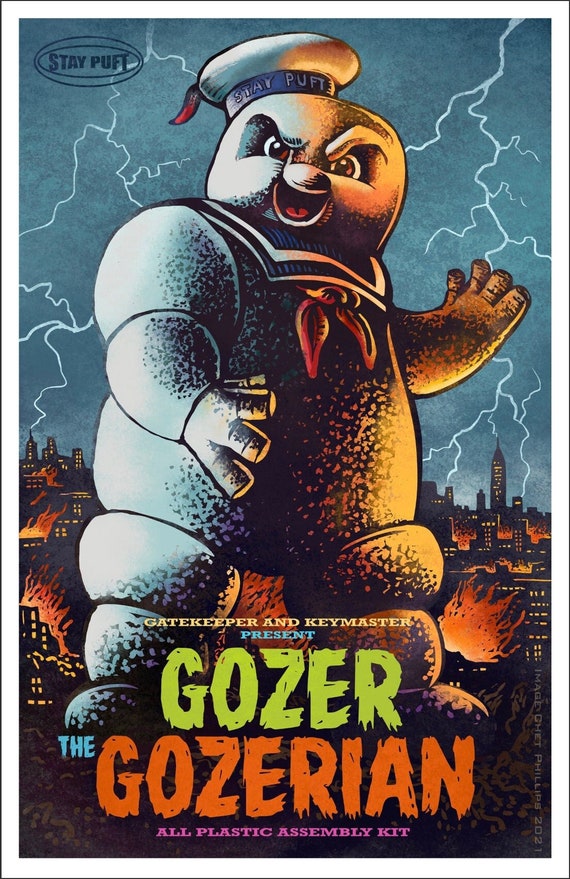 Gozer the Gozerian Model Box Art 11 X 17 Limited Edition Print | Etsy