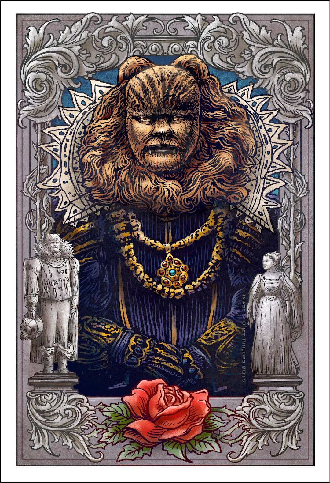 The Beast Limited Edition Signed 13 X 19 Giclee Print - Etsy
