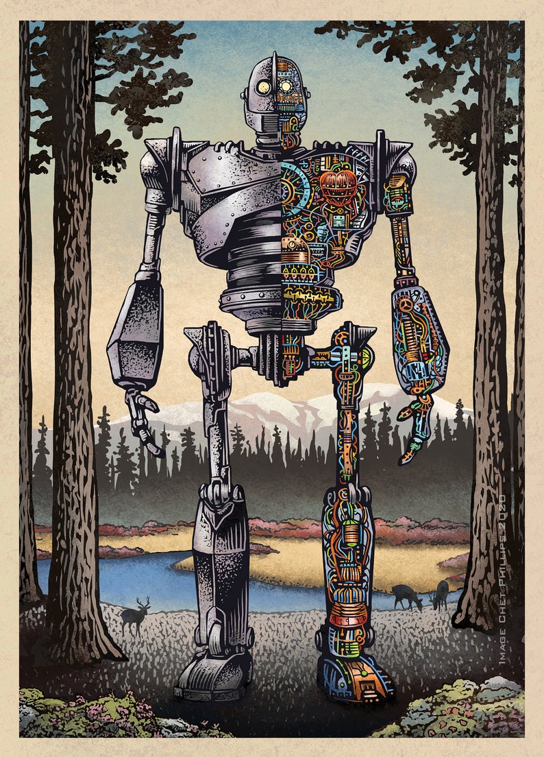 Robot Cutaways Postcard Set Six 5 X 7 Postcards | Etsy