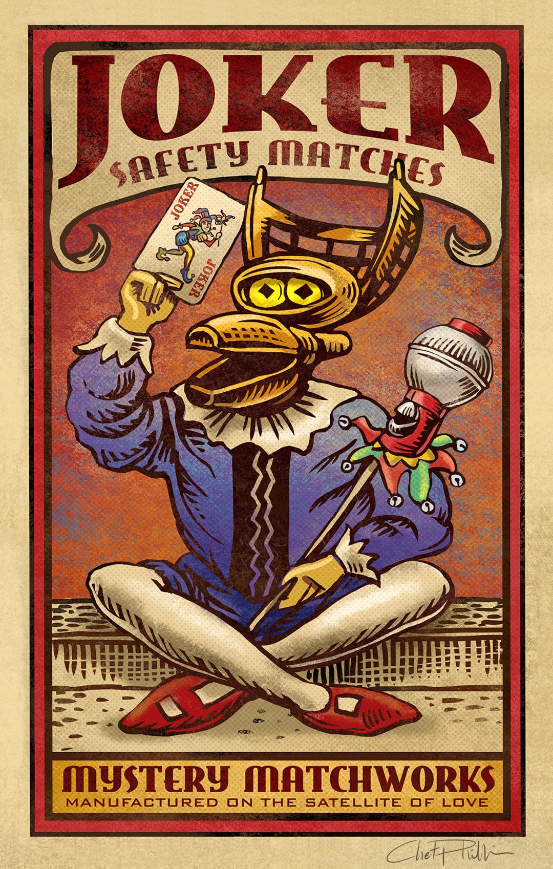 MST3K Joker Matchbox Art- 5" X 7" Matted Signed Print - Etsy
