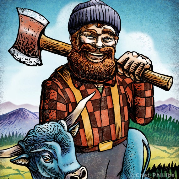 Paul Bunyan Costume Axe