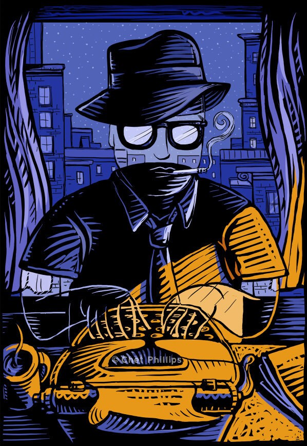 Ghost Writer 8 X 10 Signed Print | Etsy