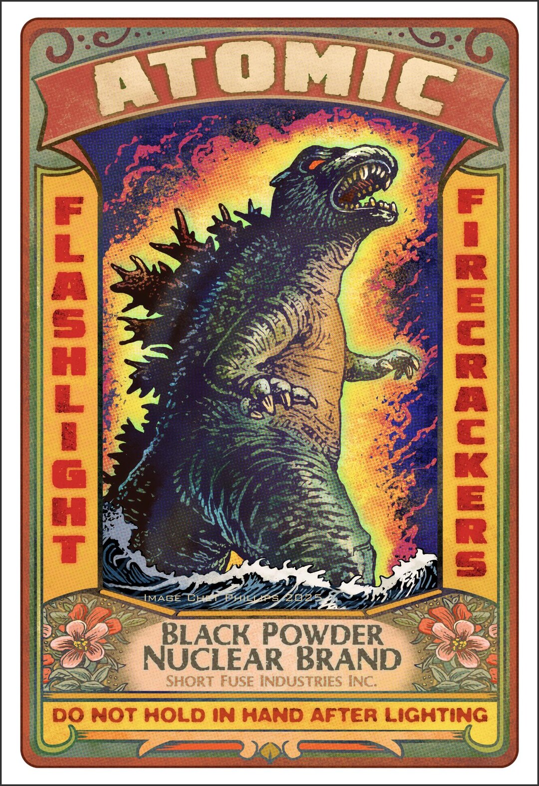Atomic Firecrackers 13 X 19 Print - Etsy