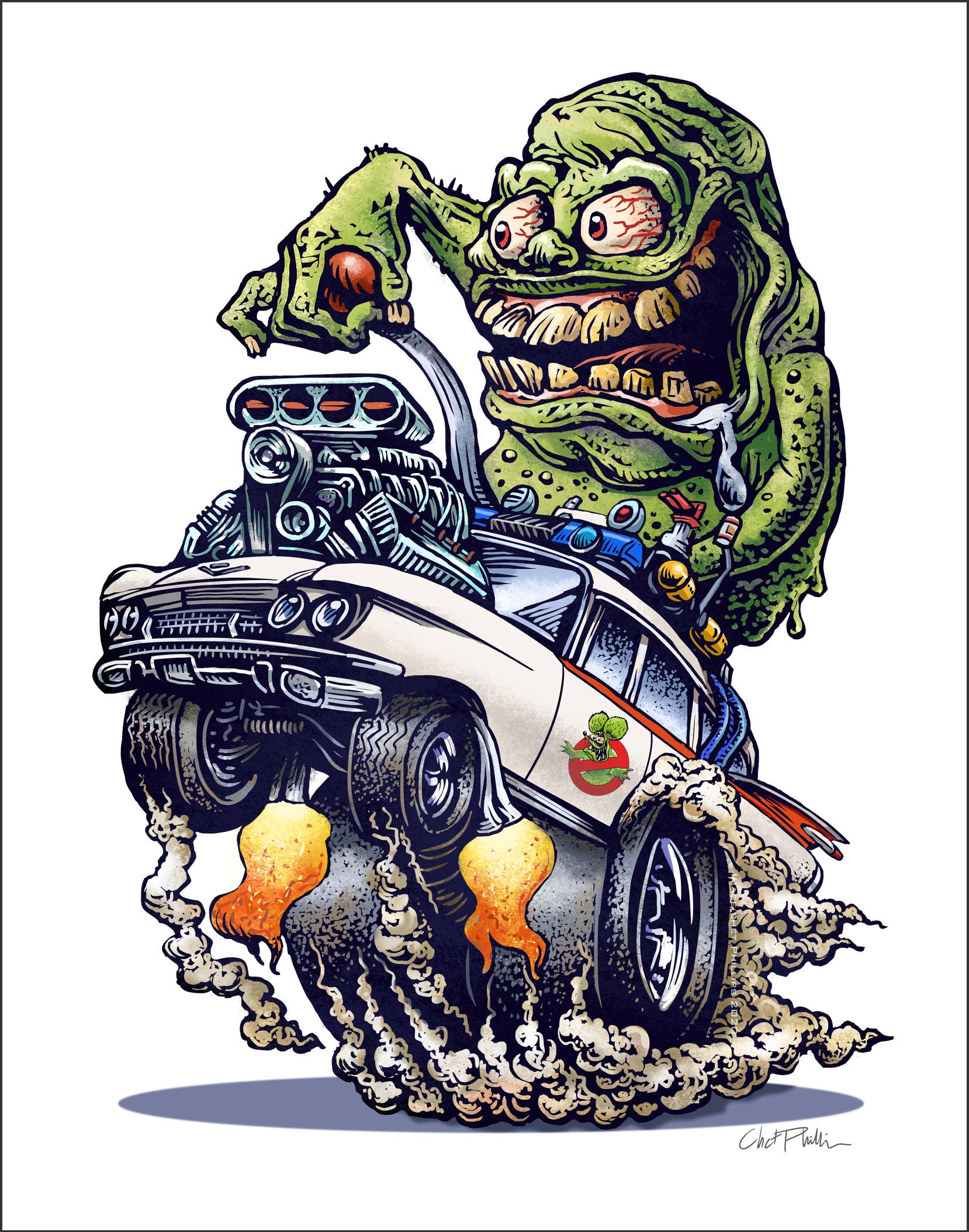 Cartoon Dragster Drawings