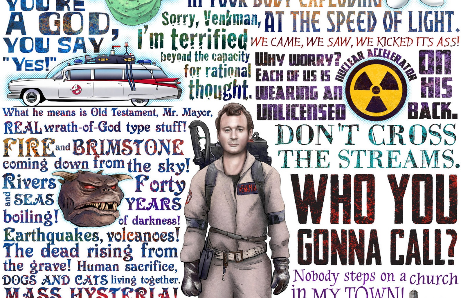 Who You Gonna Call Ghostbusters Tribute Signed Print - Etsy