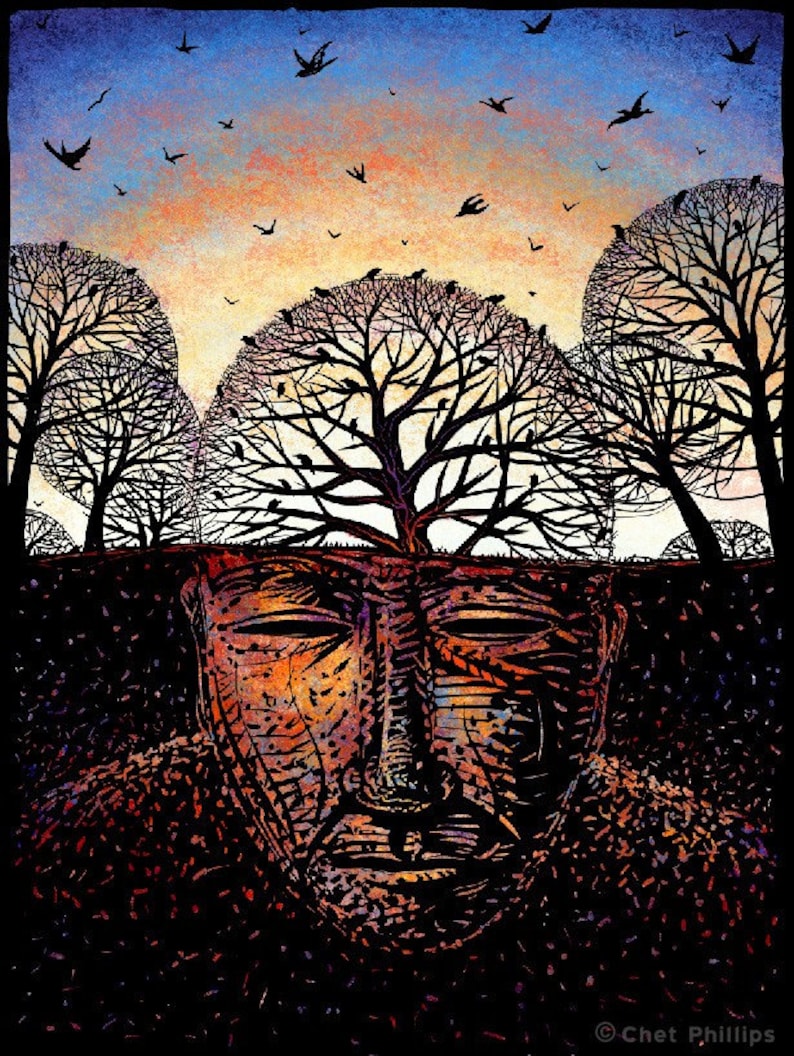 Thought Process 8" X 10" Mysterious Art Print- Surreal Wall Decor - Etsy