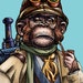 Phineas H. Flabbergast 8" X 10" Steampunk Monkey Nation Whimsical Art ...