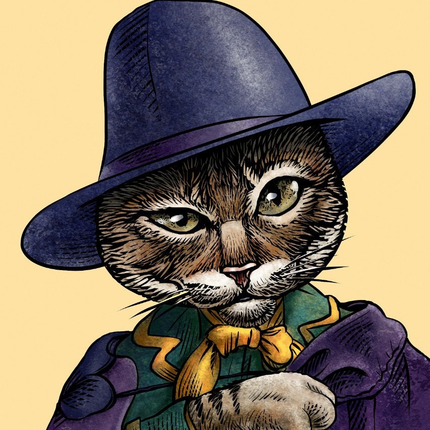 Oscar Wildecat 8 X 10 Portrait Print of Oscar - Etsy