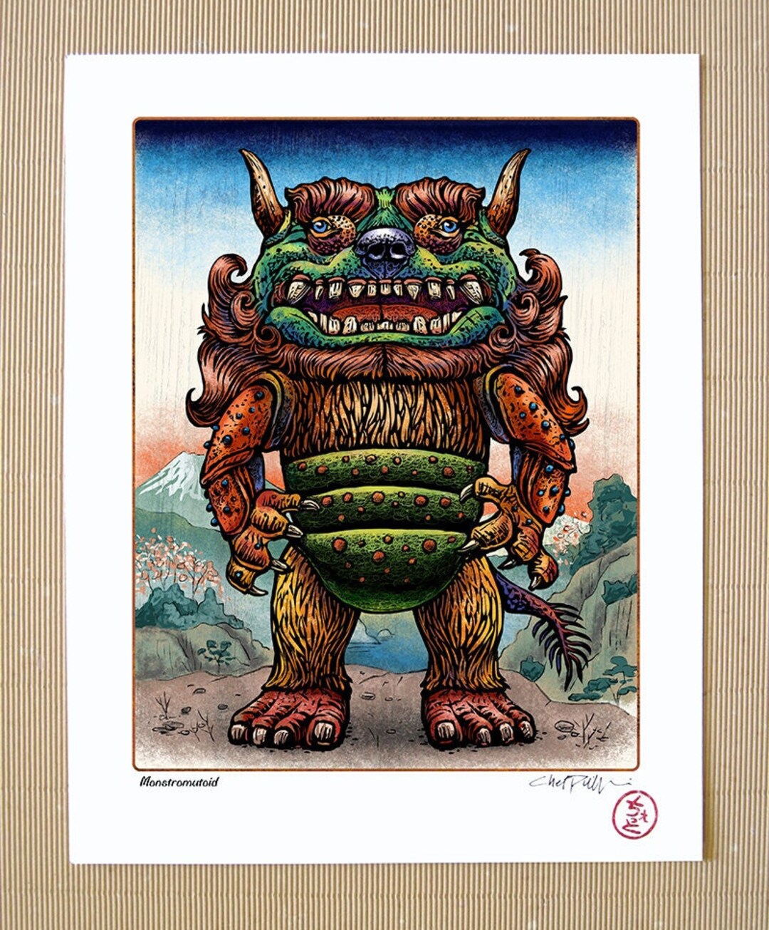 Monstromutoid 11" X14" Japanese Monster Art Print- Kaiju Wall Decor - Etsy