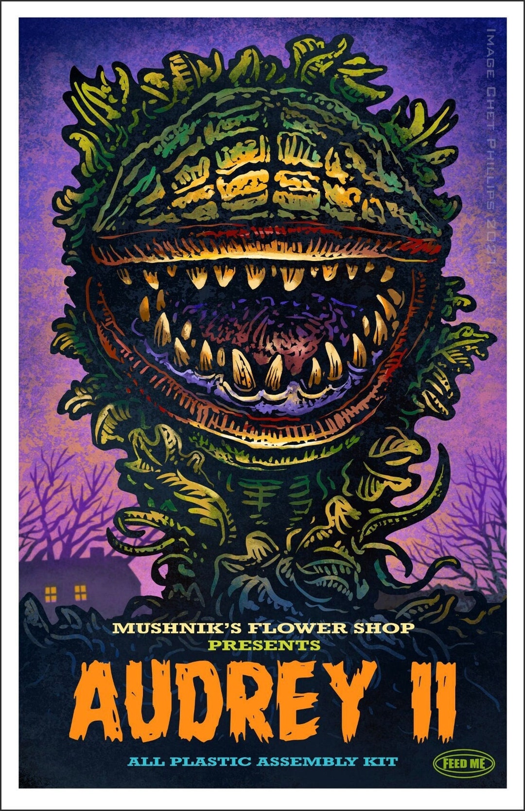 Audrey II Model Box Art 11 X 17 Limited Edition Print (50) - Etsy