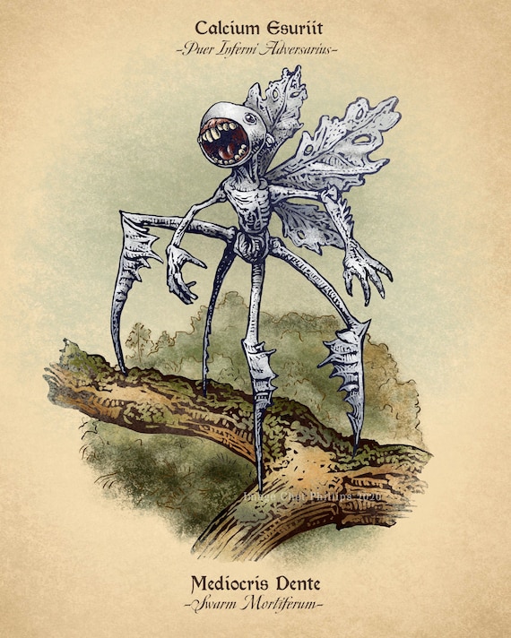 Tooth Fairy Study-unnatural History Series 8 X 10 | Etsy