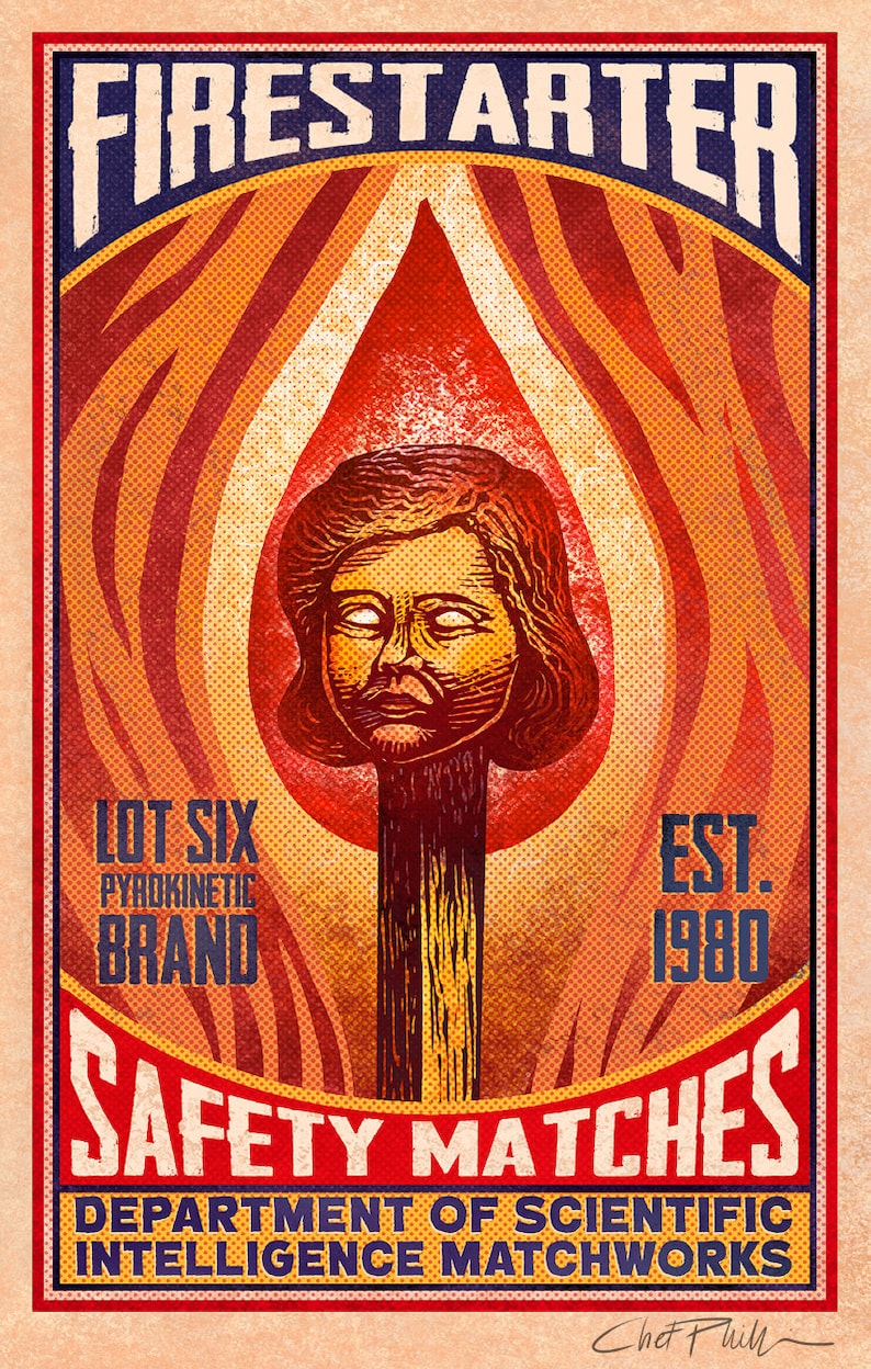 Firestarter Brand Matchbox Art- 5" X 7" Matted Signed Print - Etsy