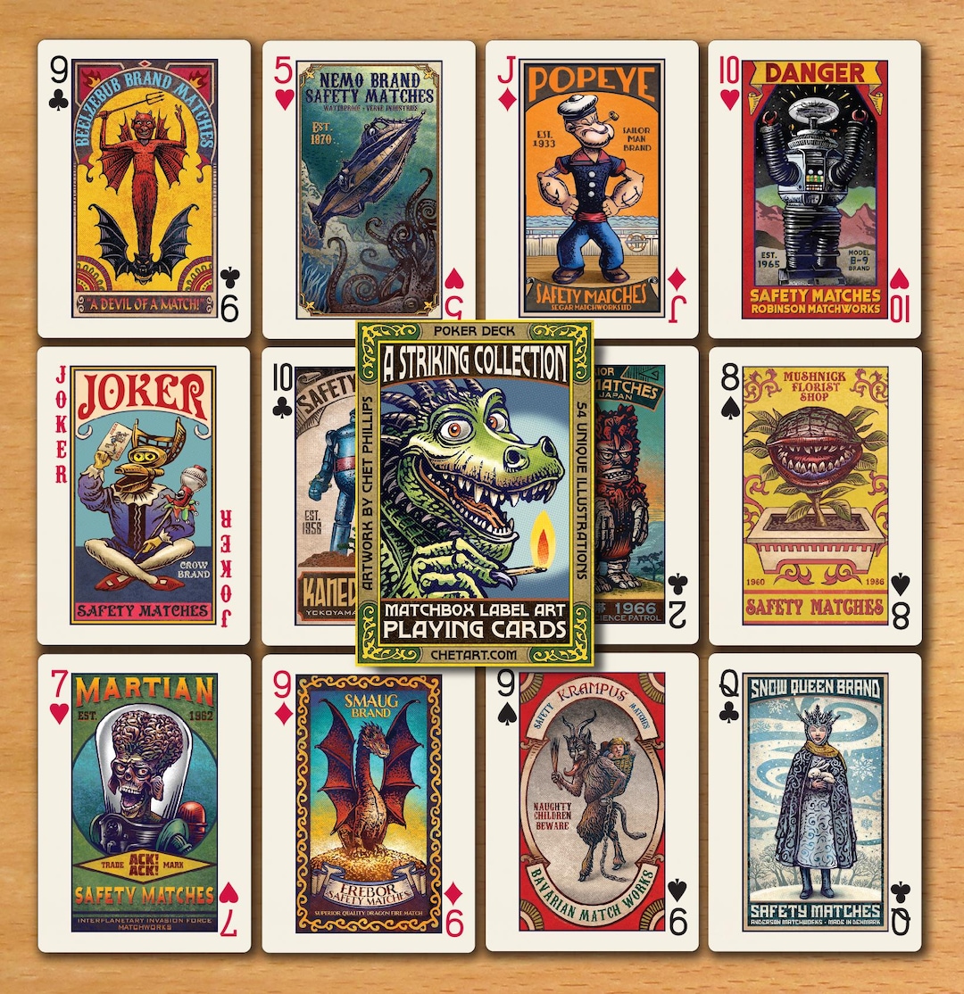 A Striking Collection Playing Card Deck - Etsy