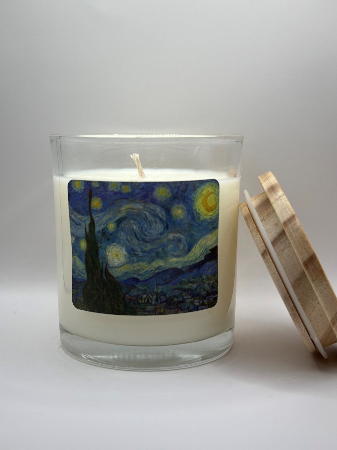 Fine Art Candle - the Starry Night by Vincent Van Gogh - Handmade Soy ...