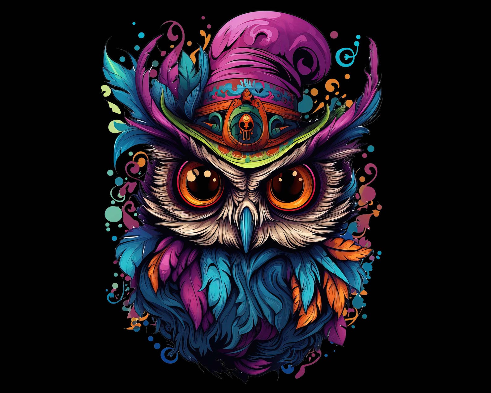 Mystical Owl PNG File | Magical Owl PNG | Voodoo Owl PNG | Bird Png ...