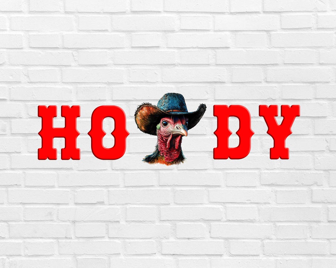 Thanksgiving Howdy PNG | Thanksgiving Turkey PNG | Thanksgiving Cowboy ...
