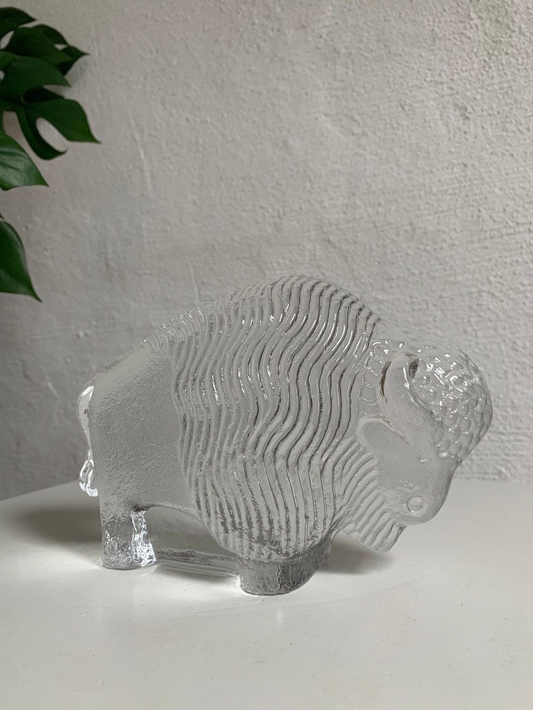 Lisa Larson Glass Bison / Buffalo Royal Krona - Etsy