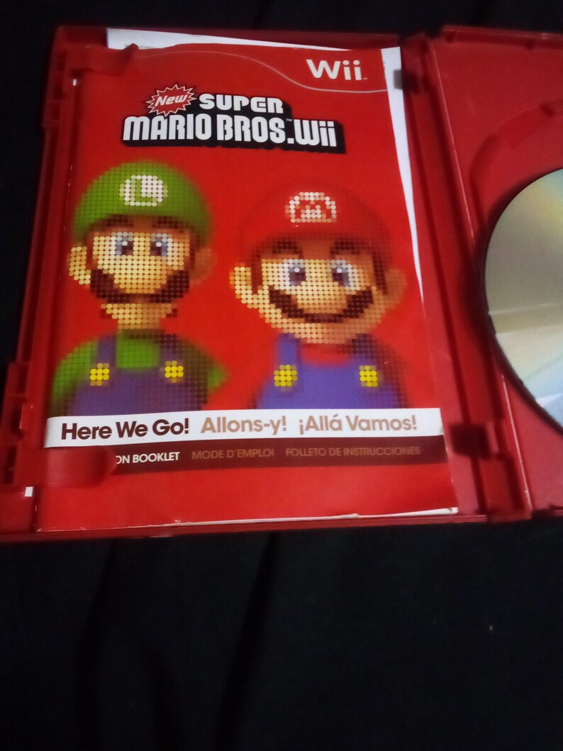 New Super Mario Bros Wii - Etsy