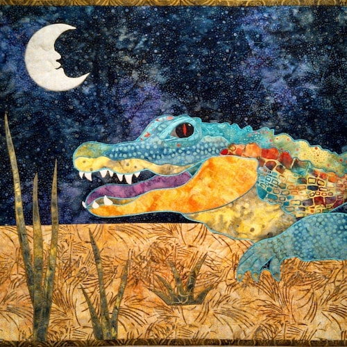 Ally the Alligator Fusible Applique Quilt Wallhanging Pattern - Etsy