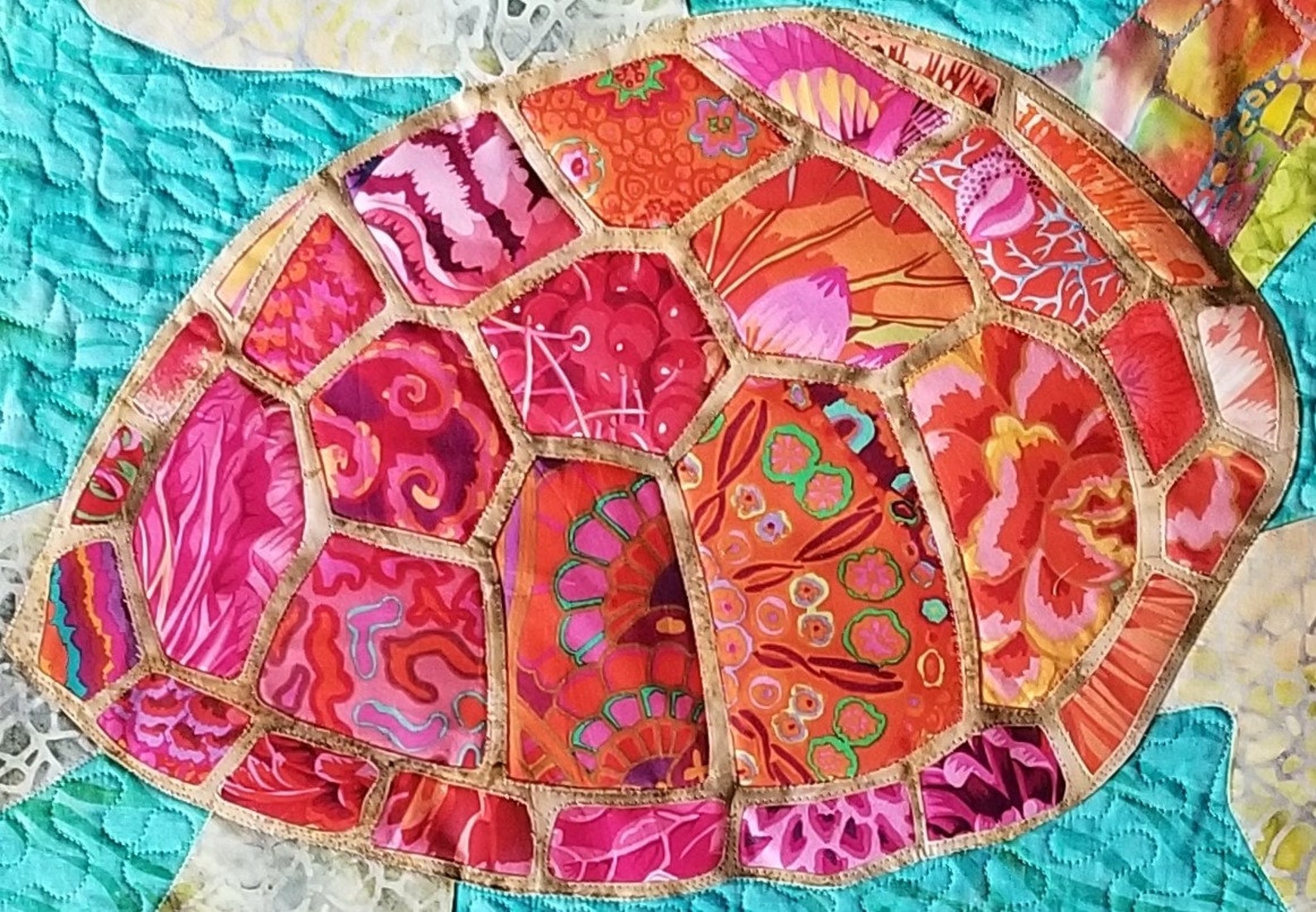 Sea Turtle Fusible Applique Quilt Wallhanging Pattern - Etsy
