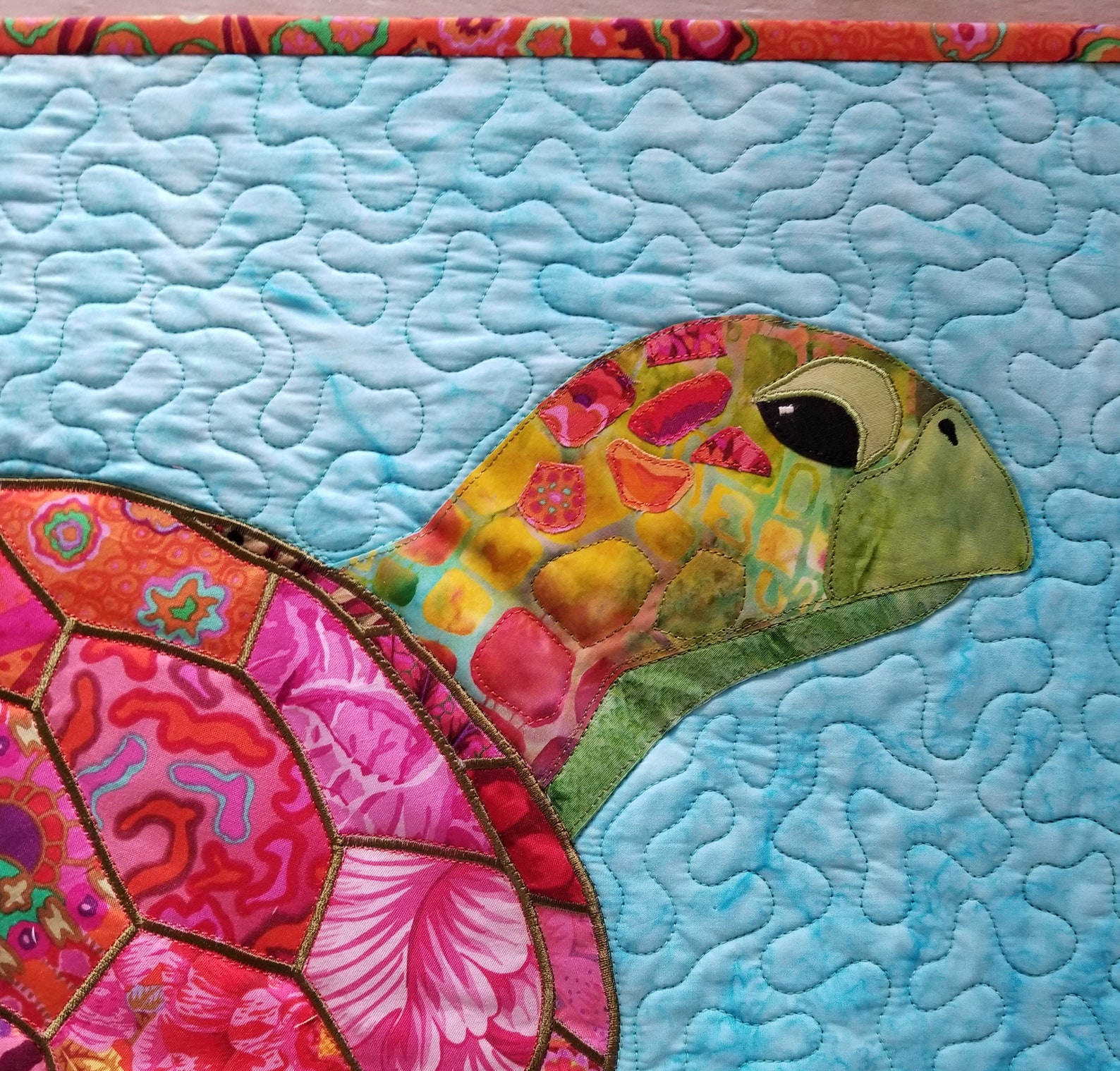 Sea Turtle Fusible Applique Quilt Wallhanging Pattern - Etsy