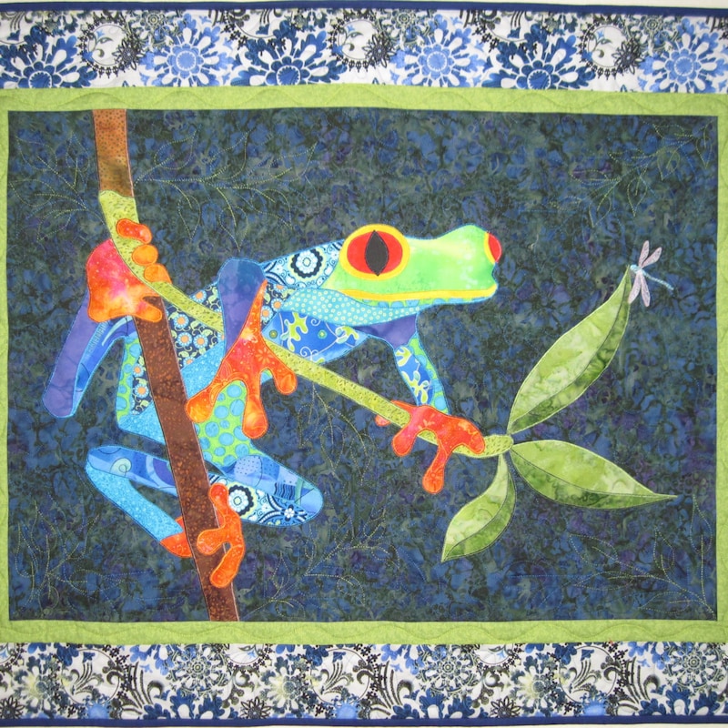 Frog Applique - Etsy