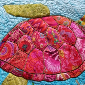 Sea Turtle Fusible Applique Quilt Wallhanging Pattern - Etsy