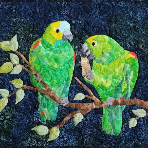 Parrot Quilt Pattern - Etsy