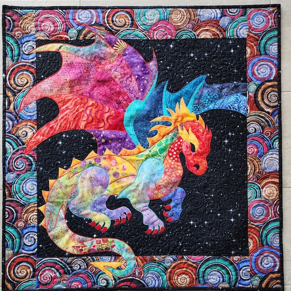 Dragon Applique - Etsy