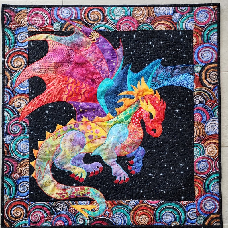 Dragon Applique - Etsy