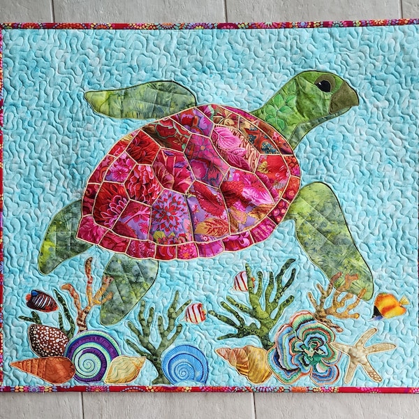 Turtle Quilt - Etsy