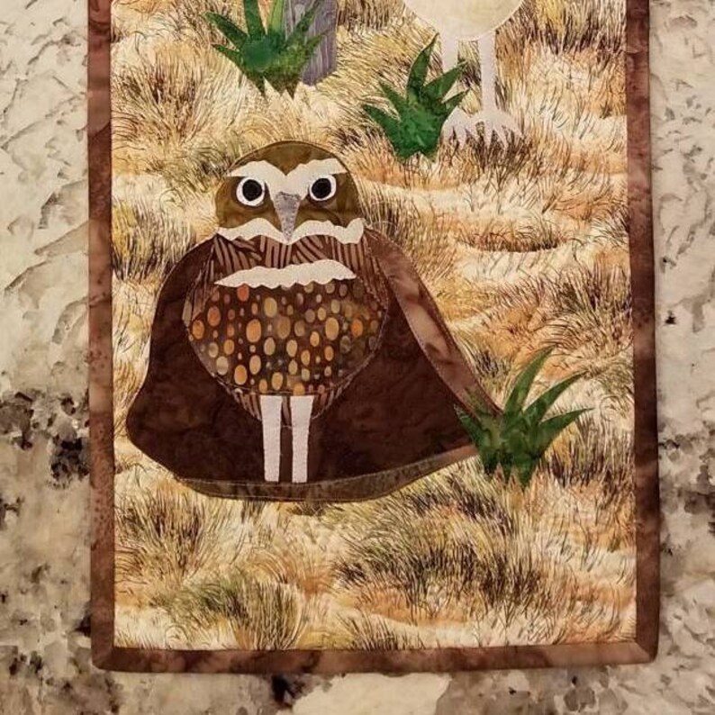 Burrowing Owl Applique Quilt Pattern - Etsy
