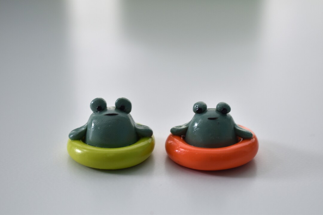 Matching Floating Frogs Figurines | Frog Desk Buddies | Matching Gifts ...