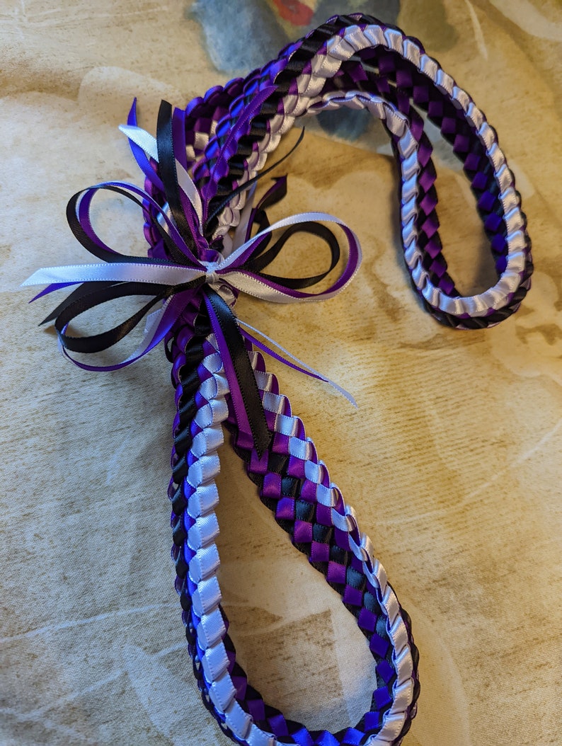 Double Braid Ribbon Lei Etsy
