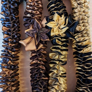 Large Two Tone Ruffle Ribbon Lei - Etsy
