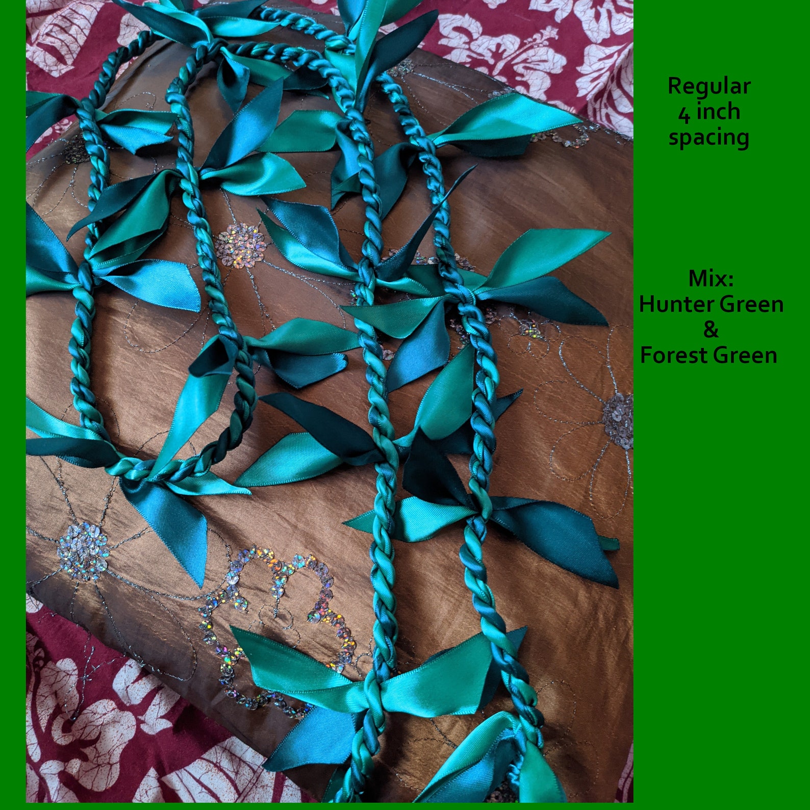 Ti Leaf Ribbon Lei - Etsy