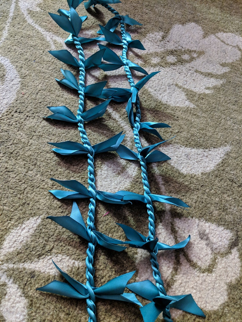 Ti Leaf Ribbon Lei - Etsy